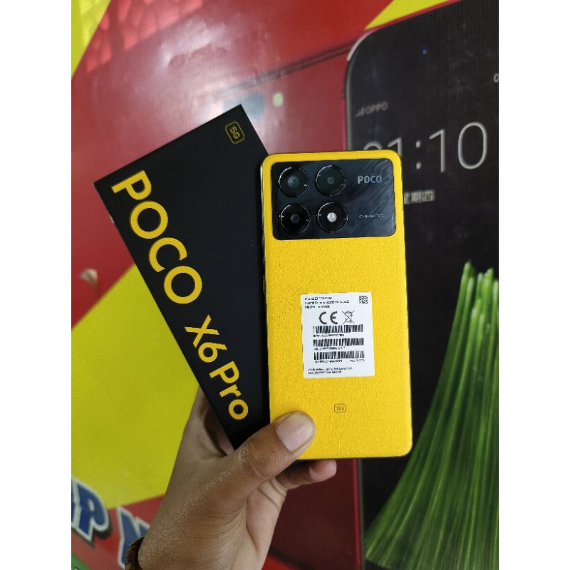 Jual poco x6 pro 5g 12/512 second lengkap like new | Shopee Indonesia