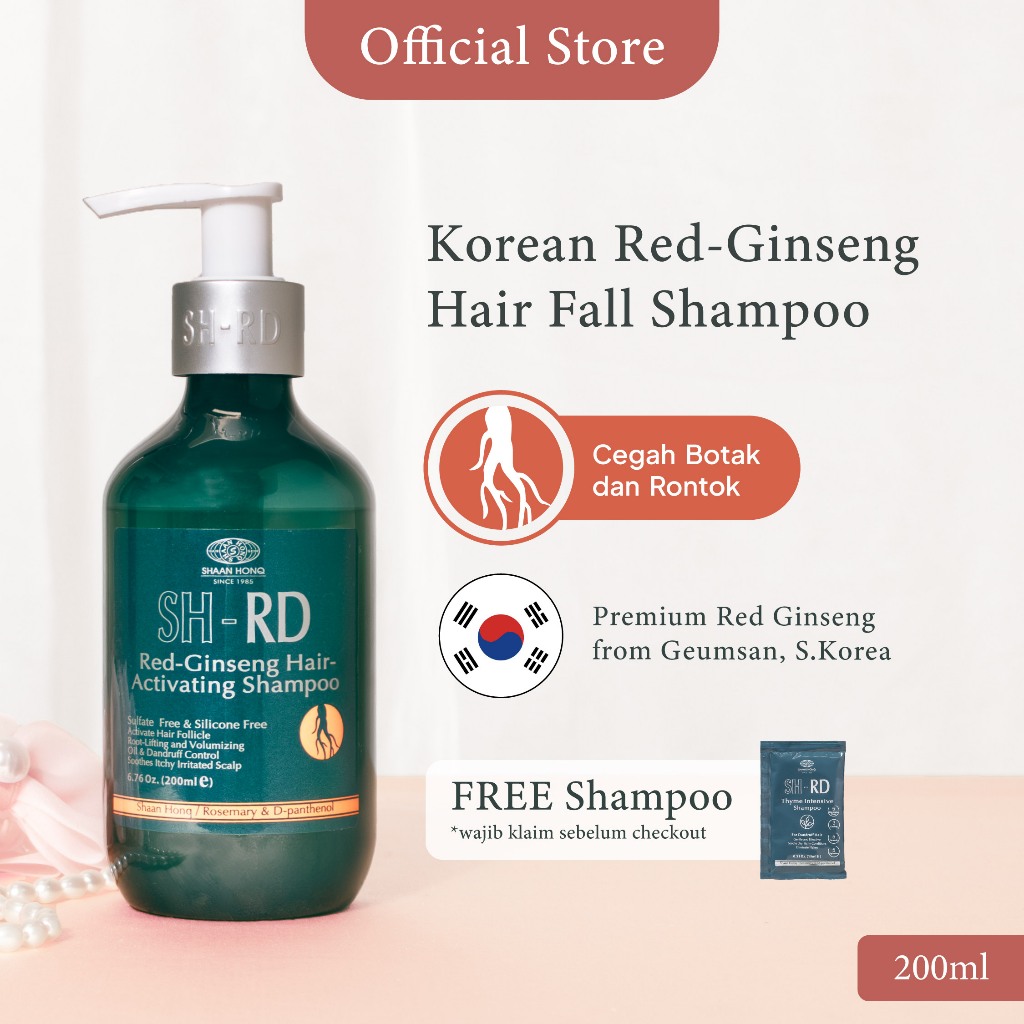 Jual SHRD | Red Ginseng | Hair Fall Shampoo | Shampo Rambut Rontok ...