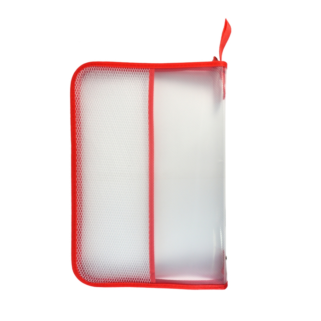 Jual BIG Tas Map/ Zipper Bag Transparant/ Map Plastik Zipper Bening ...