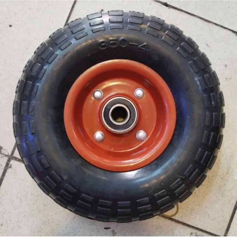 Jual Roda Karet Ban Mati 10 inch Taiwan ( 350-4 ) Roha Wheel Only ...