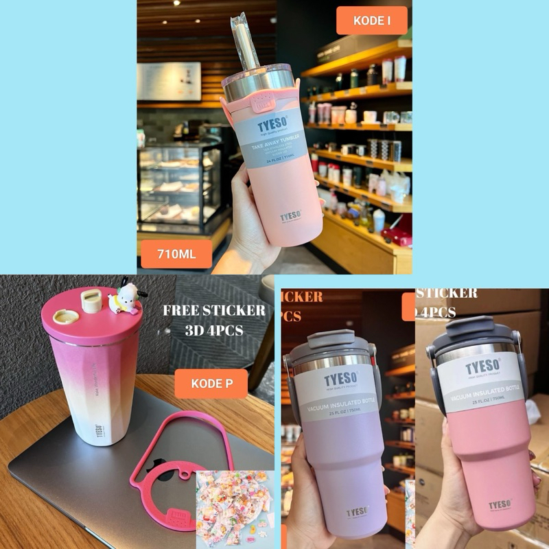 Jual TUMBLER TYESO ORIGINAL 100% IMPORT TUMBLER NGOPI TAHAN PANAS ...