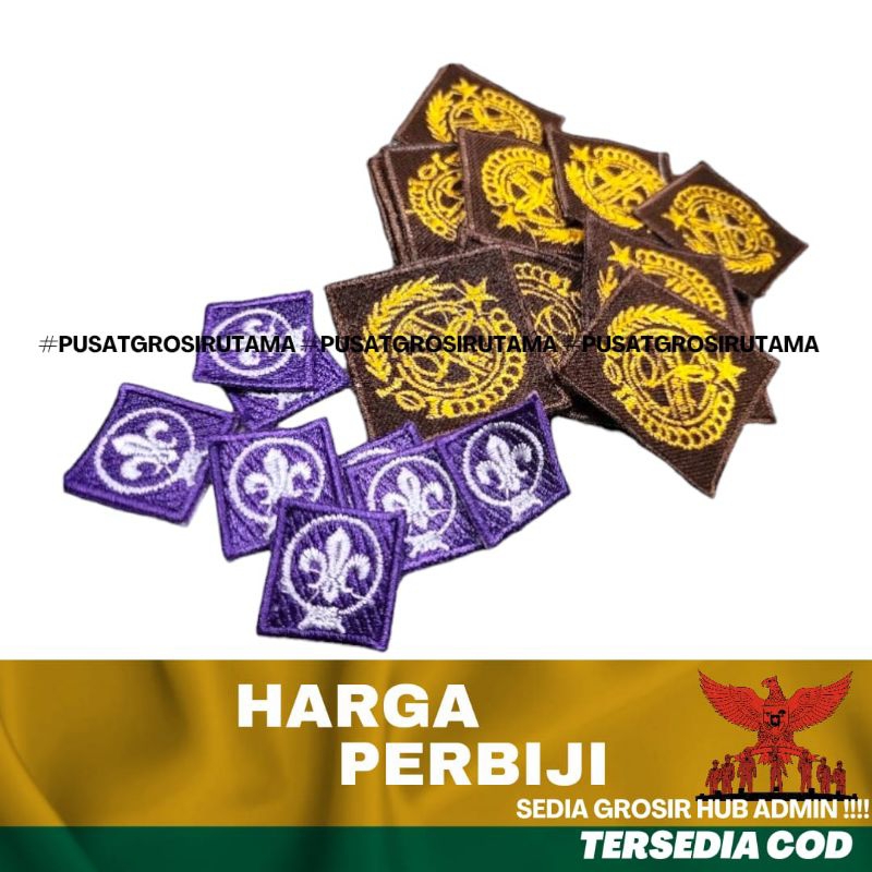 Jual Logo bordir Badge bed kitri pandu pelantikan pramuka | Shopee ...