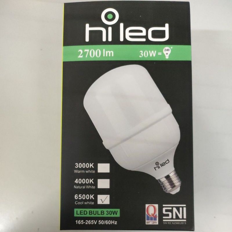 Jual Lampu Bohlam T7 LED HILED 30Watt 165-365v Kokoh Dan Elegan ...