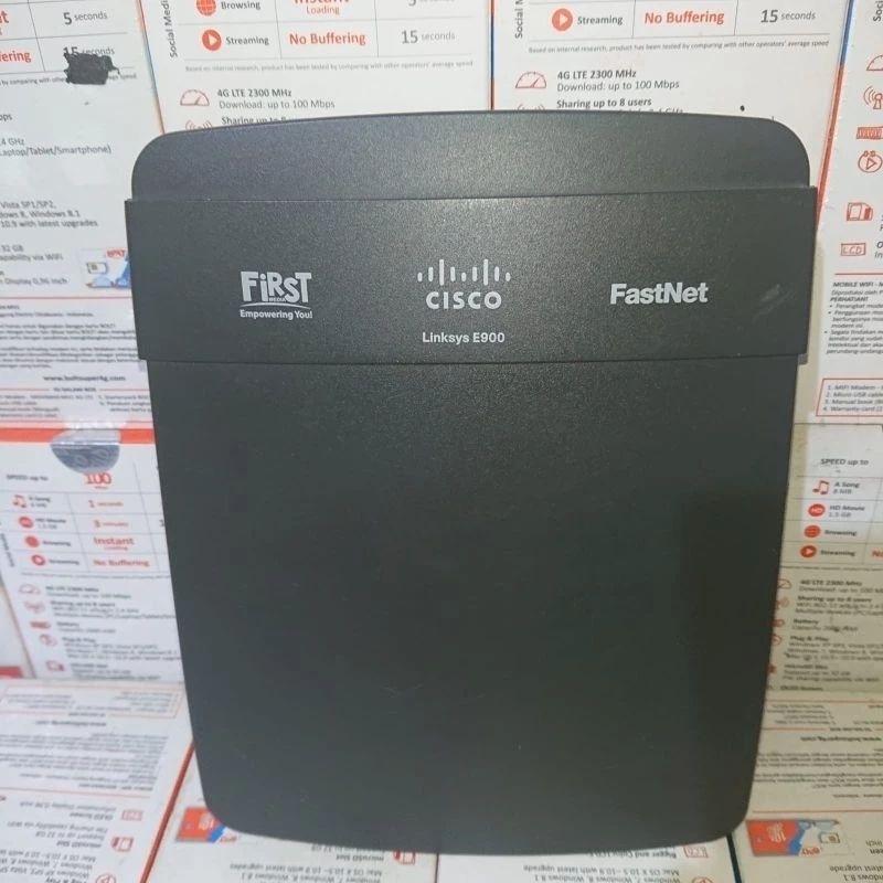 Jual CISCO LINKSYS E900 (Router No Adaptor) Wireless Router 300Mbps ...