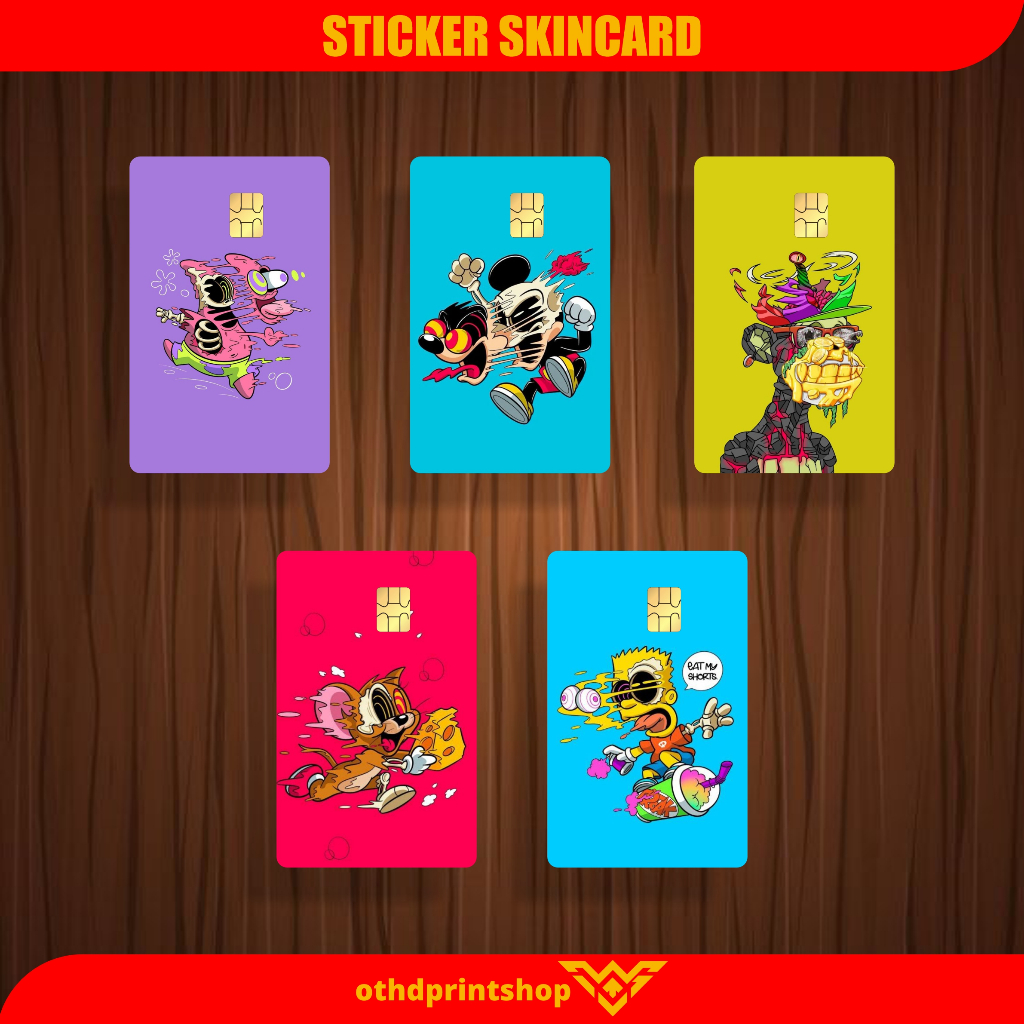 Jual Stiker Kartu Atm SkinCard SPESIAL PICT Stiker BCA Mandiri Bri Bni ...