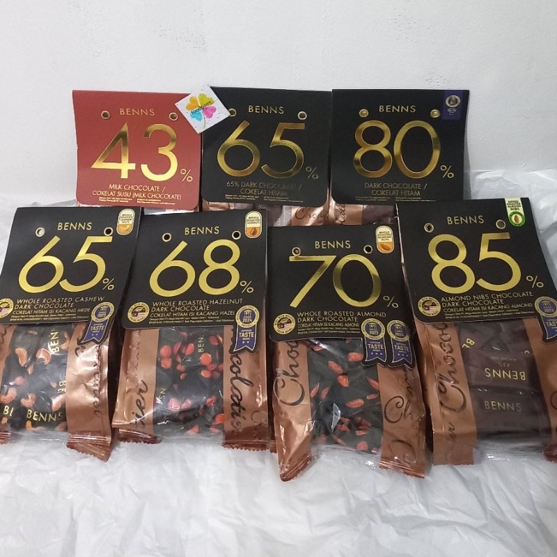 Jual foodpoint # Coklat Benns Milk - Dark Chocolate // Coklat Benns ...