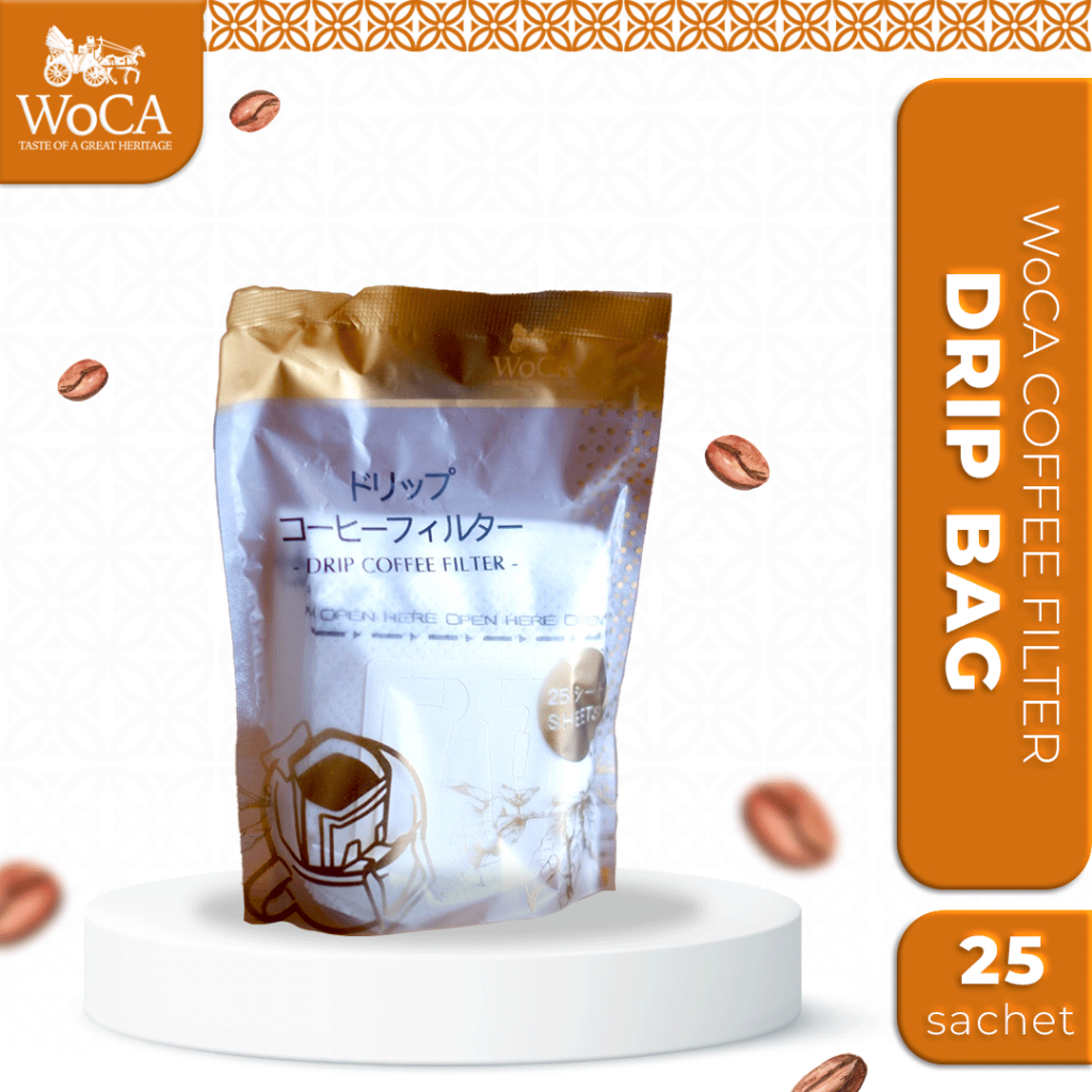 Jual WoCA Filter Bag Drip Kopi 25 pcs | Shopee Indonesia