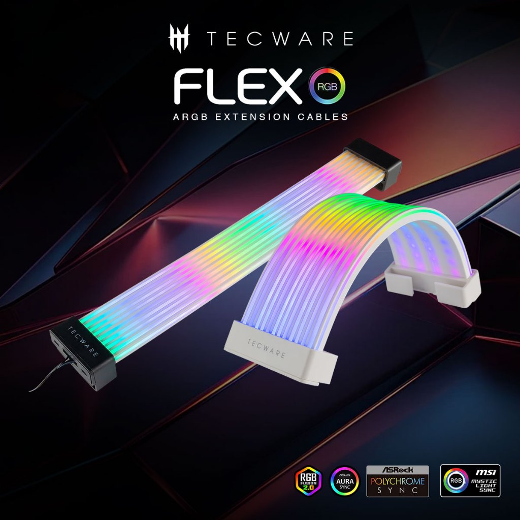 Jual TECWARE FLEX RGB PSU Extention Cables | Shopee Indonesia