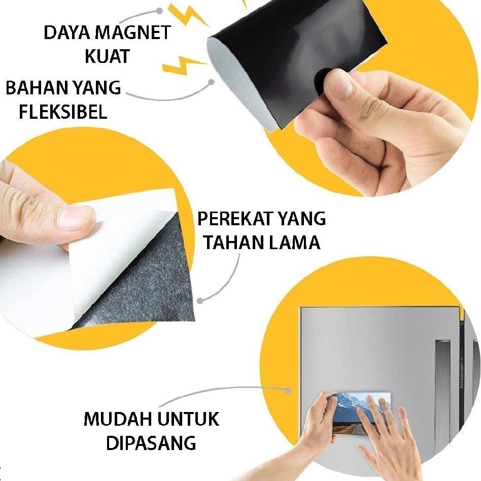 Jual Magnet Lembaran Ukuran A4 30x20CM Tebal 0,5CM Magnit Lembaran ...