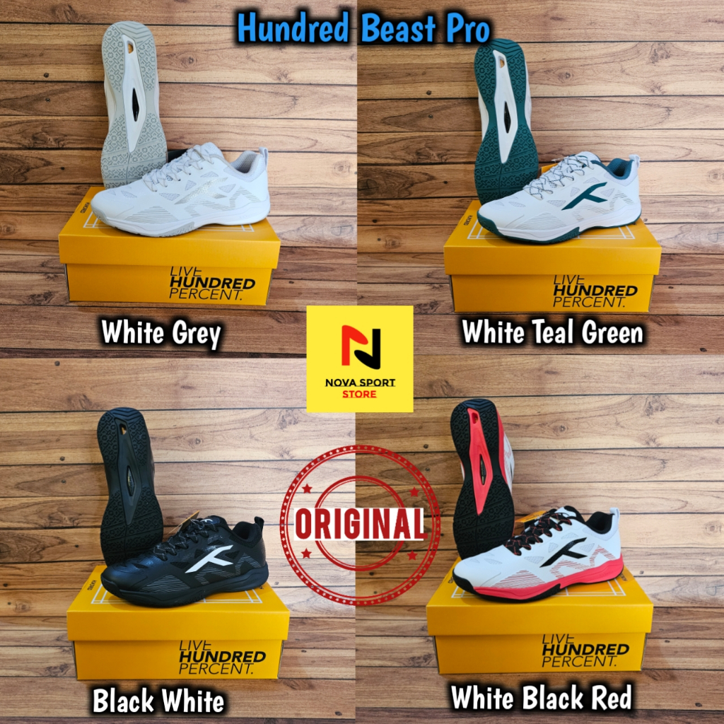 Jual Sepatu Badminton Hundred Beast Pro | Shopee Indonesia