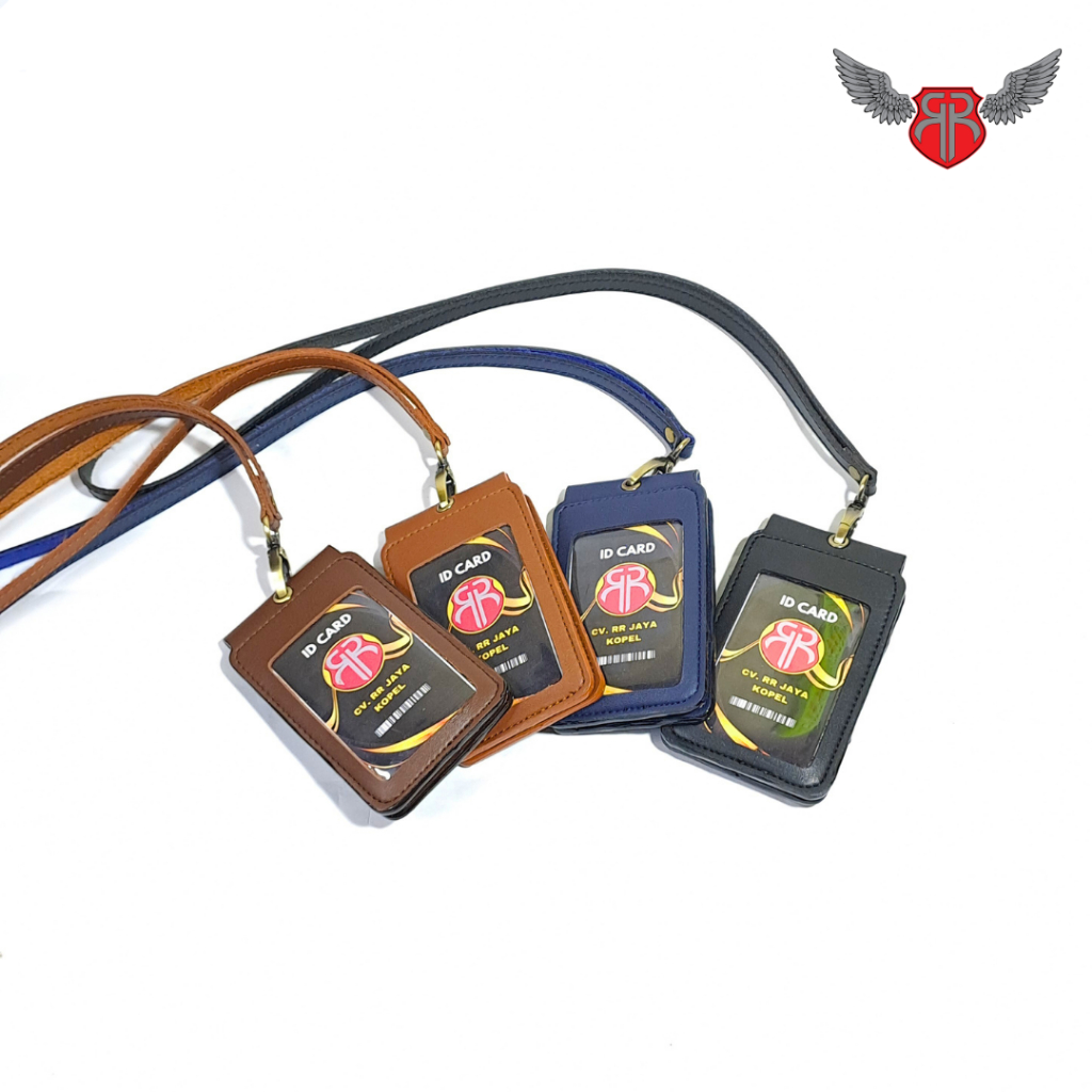 Jual Dompet ID Card Holder ID Card Holder Kulit Magnet Flip 2 sisi Name ...