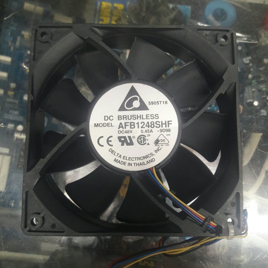 Jual Kipas fan panel High Speed 48V DC 12X12 12CM | Shopee Indonesia