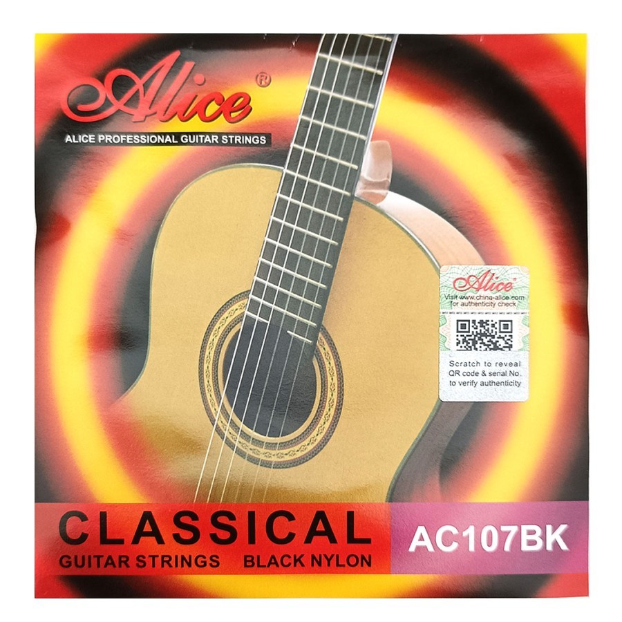 Jual Alice AC107BK Senar Gitar Klasik Black Bronze Anti Karat | Shopee ...