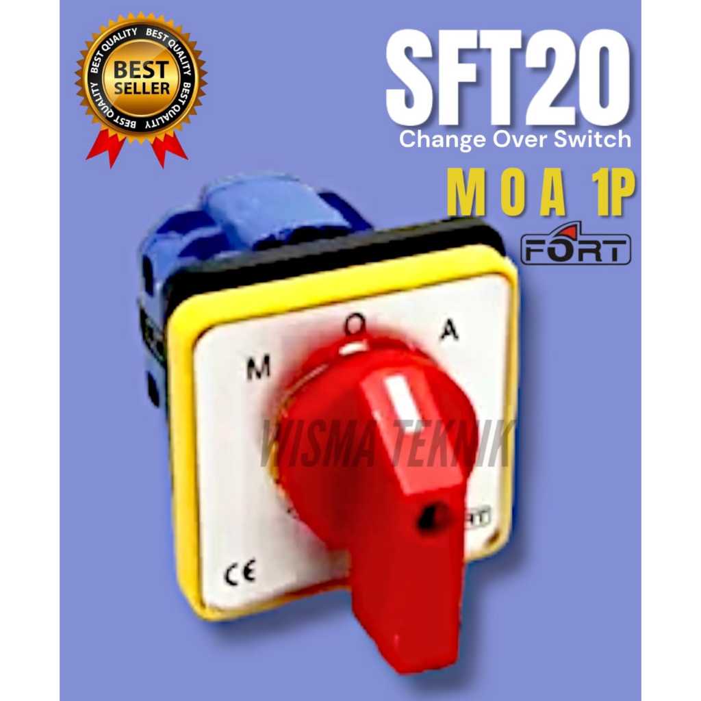 Jual SELECTOR SWITCH M-O-A 1P FORT 20 AMP | Shopee Indonesia
