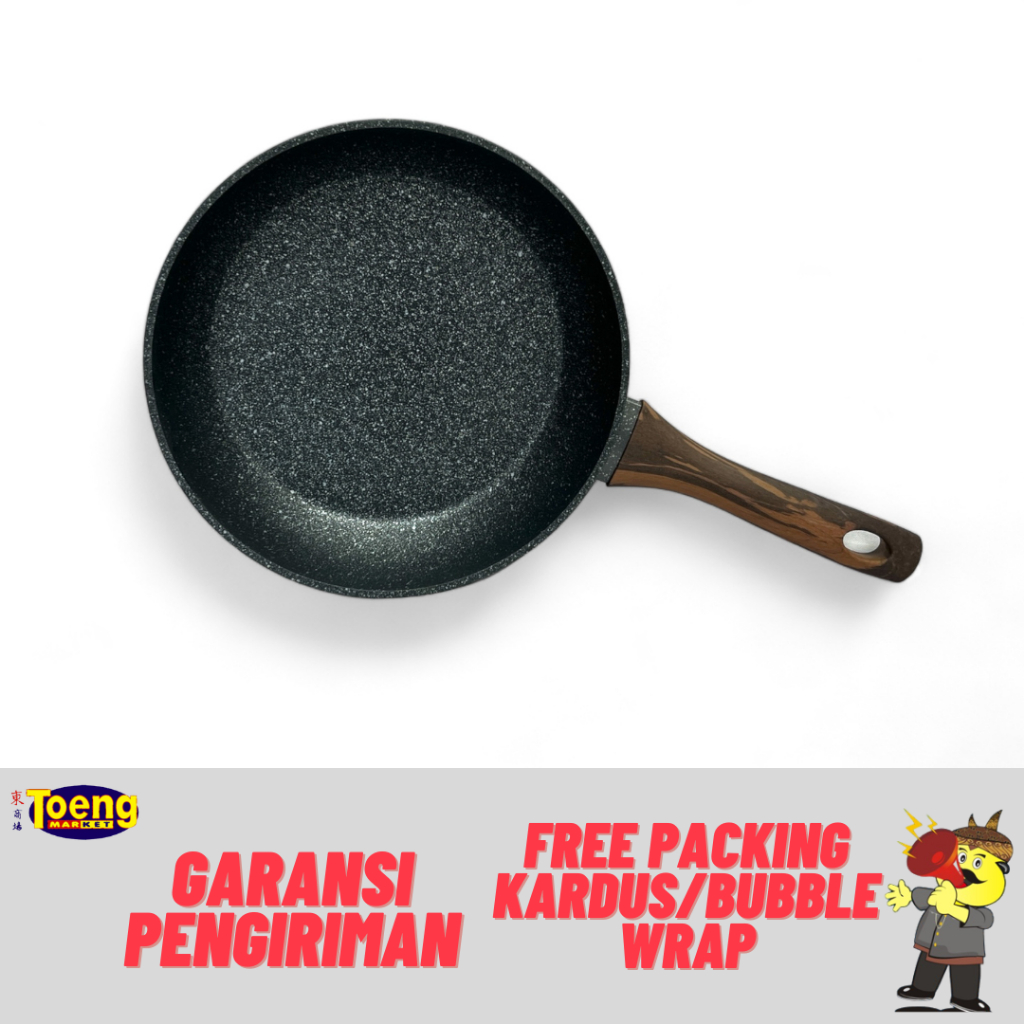 Jual Wajan Deep Fry Pan Marble Miyako Cookware / Panci Penggorengan ...
