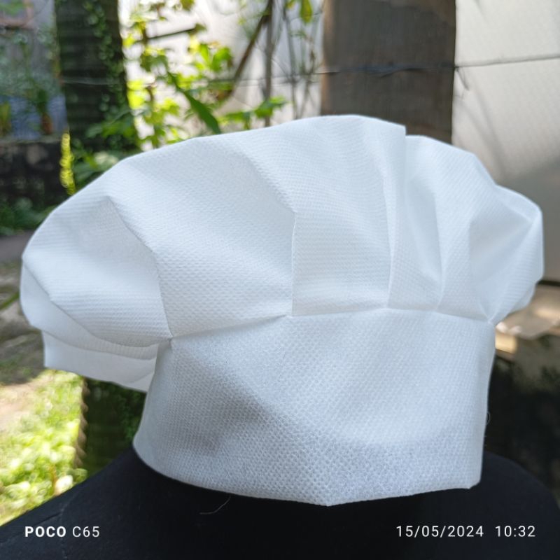 Jual topi chef anak nonwoven lingkar 50 cm depok | Shopee Indonesia