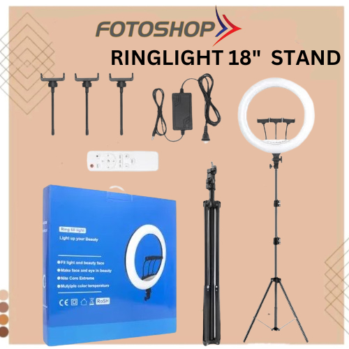 Jual Ringlight 18 Inch Bi & 18 Inch RBG & 10 Inch & 6 Inch LED Lighting ...