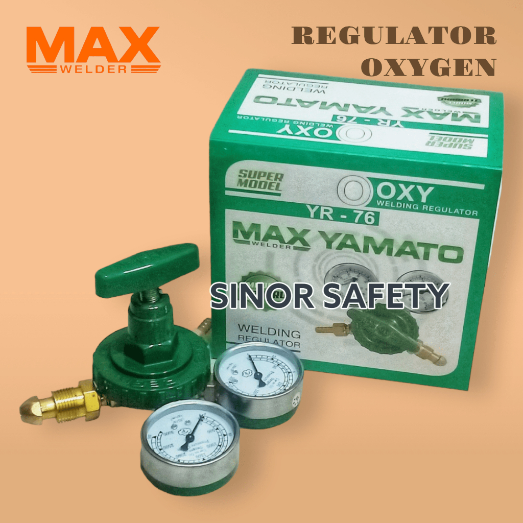 Jual Original Regulator LAs Oksigen Max Yamato Tabung Gas Oxygen Welding | Shopee Indonesia