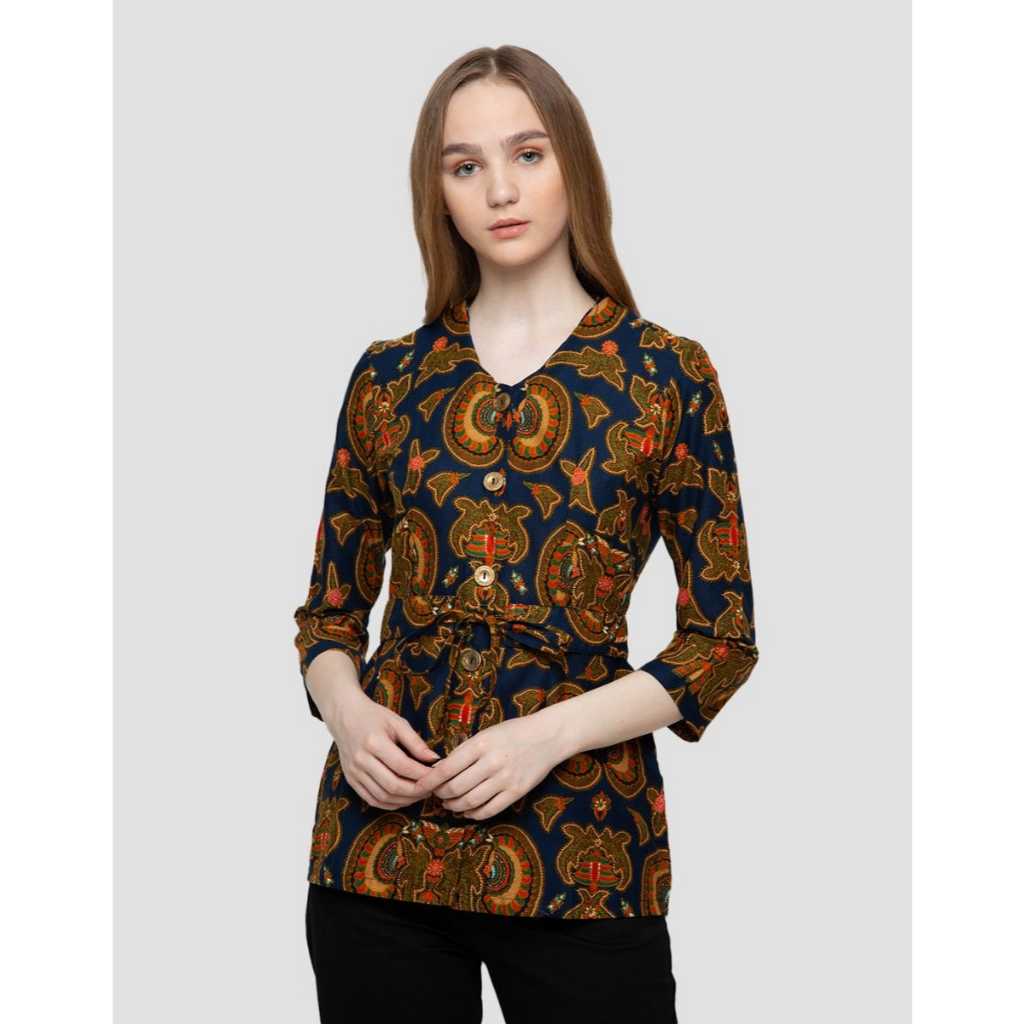 Jual Adikusuma Blouse Batik Babon Angrem Wanita 105027053 | Shopee ...