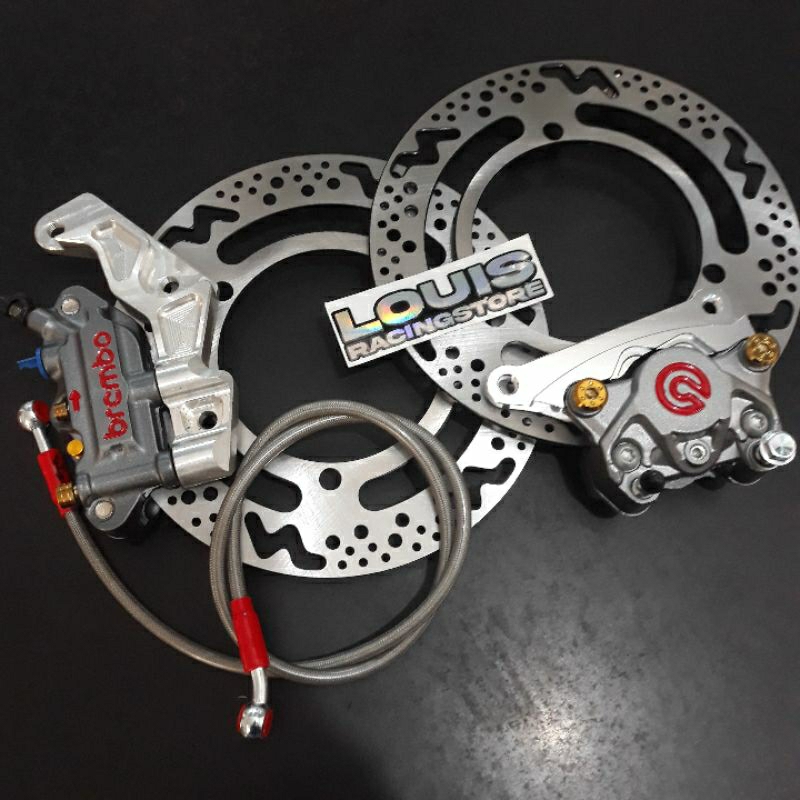 Jual paket kaliper cakram nmax old depan belakang kaliper monoblok ...