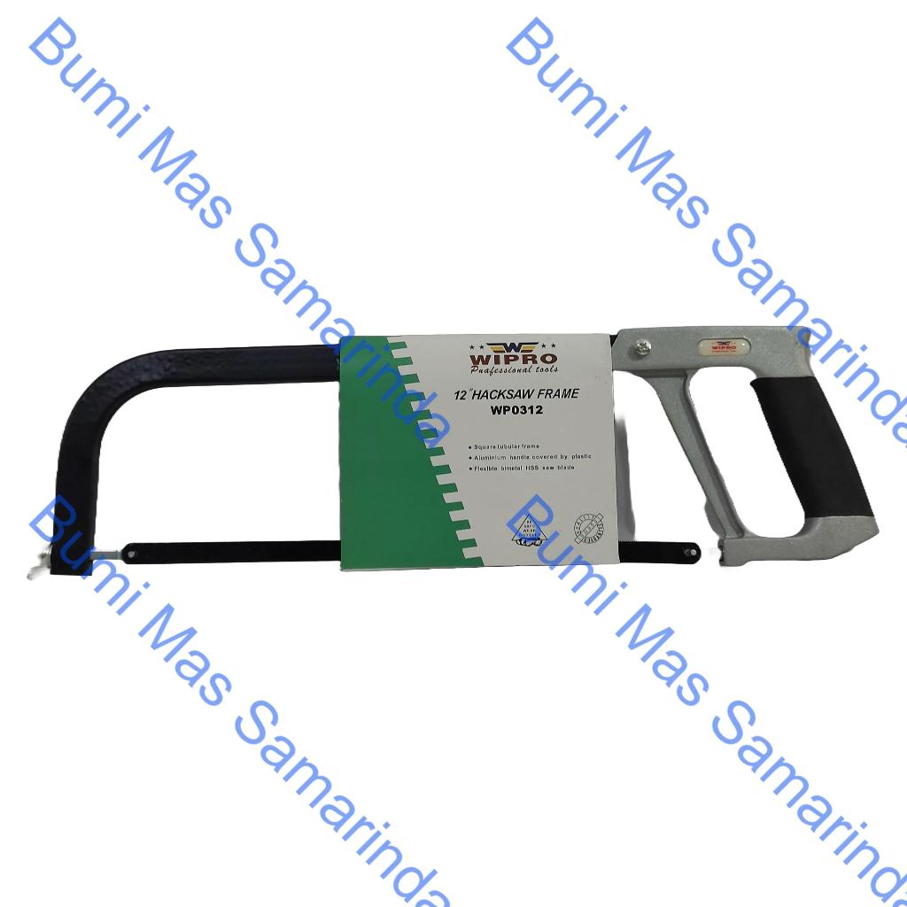 Jual Wipro Stang Gergaji Gagang PVC Gagang Aluminium 12" / Hacksaw ...