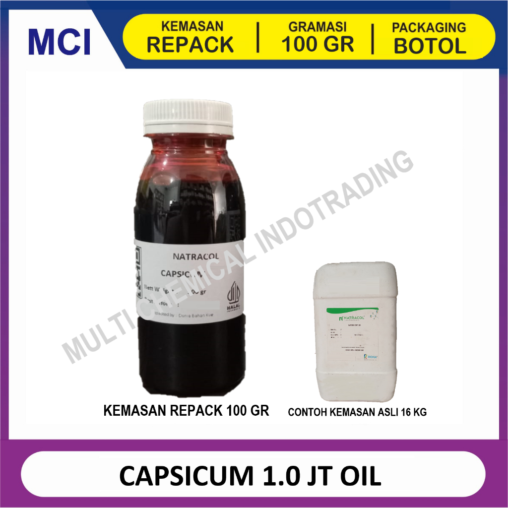 Jual Capsicum Oleresin - ekstrak cabai / cabe 1.0 jt SHU Oil Soluble ...