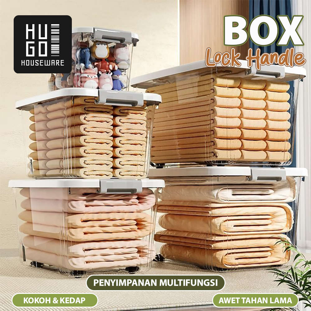 Jual HUGO Container Box Storage Organizer Box Tempat Penyimpanan Besar ...