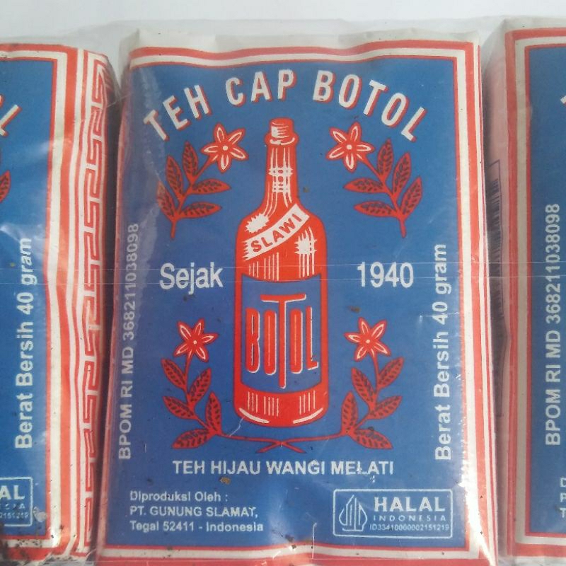 Jual Teh Botol Biru 40gr - Teh seduh / tubruk | Shopee Indonesia