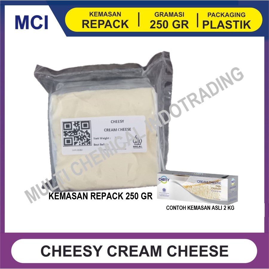 Jual CHEESY CREAM CHEESE REPACK 250 GR / KRIM KEJU | Shopee Indonesia