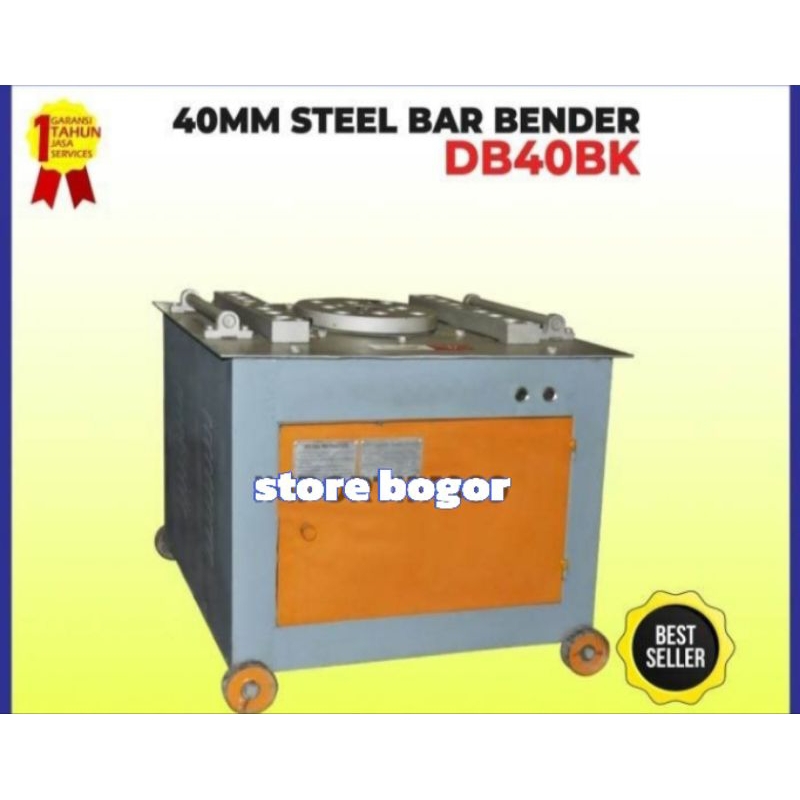 Jual Mesin Pembengkok Besi Bending Bar Steel 40 mm DB40BK 2,2 kw ...