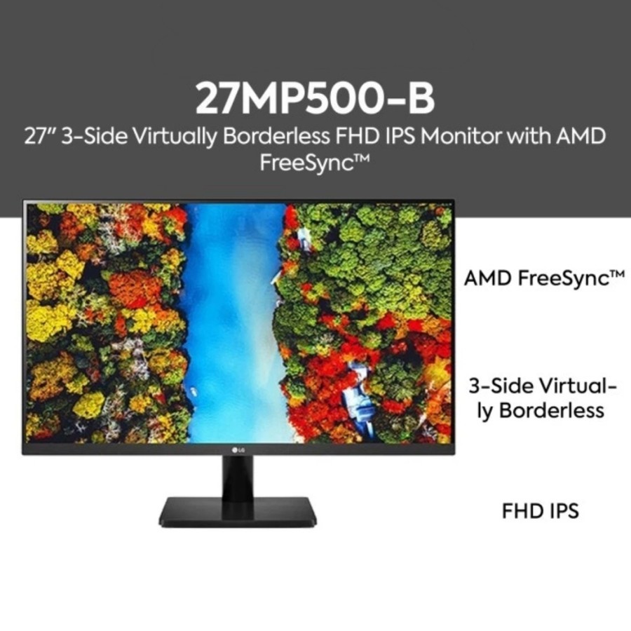 Jual LG 27MP500-B 27 inch Full HD FreeSync IPS Monitor HDMI Port ...
