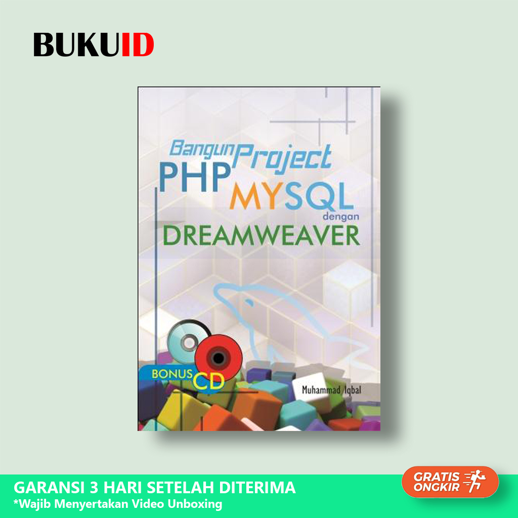 Jual Buku Bangun Project Php Mysql Dengan Dreamweaver - Dilengkapi CD - Original | Shopee Indonesia