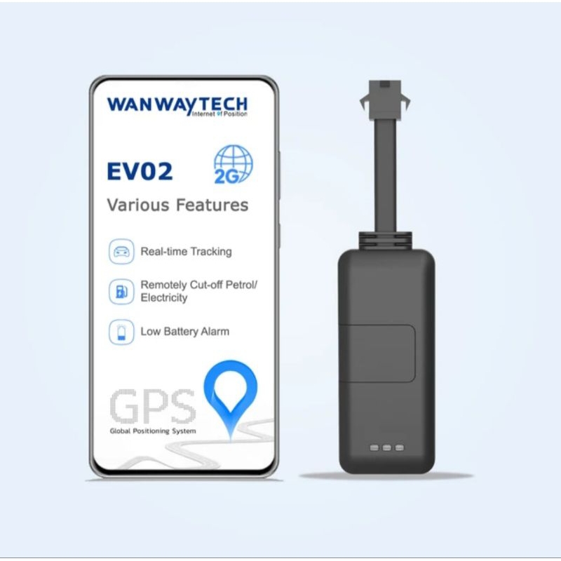 Jual Gps tracker EV02 free aplikasi WanwayTrack/IOPGPS bisa matikan ...