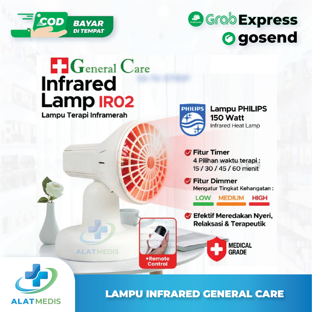 Jual Lampu Infrared Philips 150 Watt Lampu Terapi Inframerah Plus Timer ...