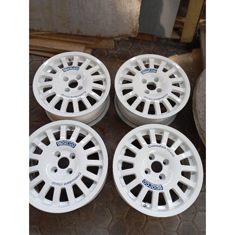 Jual velg original Sparco Cromodora Ring 15 pcd 4x100 Lobang 4 made in ...