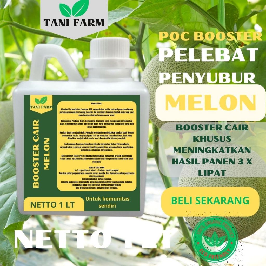 Jual RTF Pupuk Booster MELON Pupuk Cair MELON Pupuk Semprot Untuk Tanaman dan MELON Pupuk ...