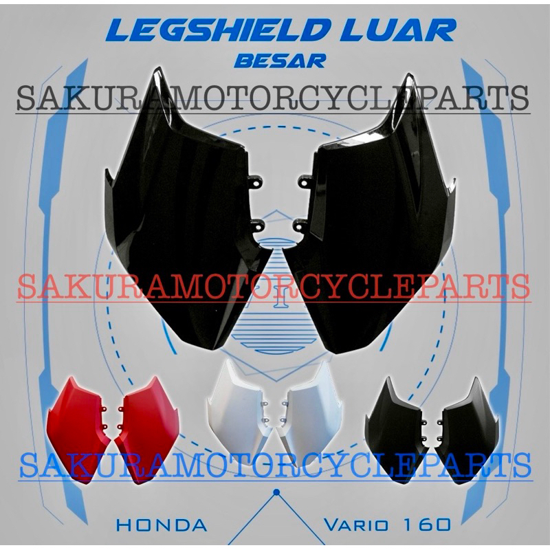 Jual LEGSHIELD SAYAP TEBENG LUAR ATAS VARIO 160 LED 2022 2023 2024 K2S ...
