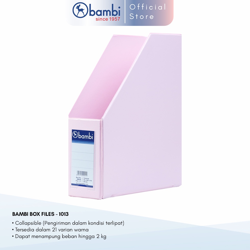 Jual Bambi Box File Magazine MID SIZE 8 cm All Colour Box Arsip Box ...