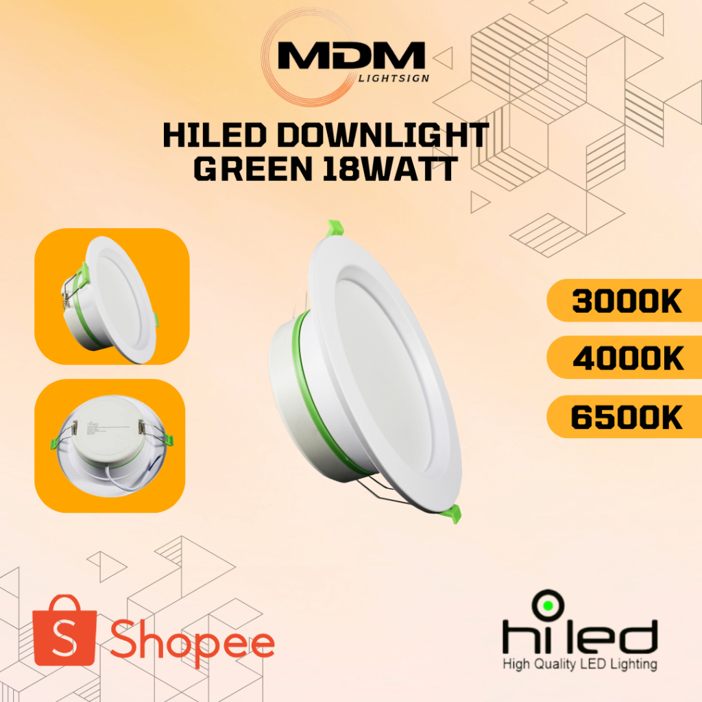 Jual Hiled Downlight Green 18watt | Shopee Indonesia