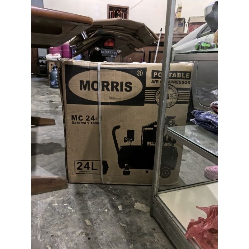 Jual *Kompresor Morris 1 hp / Air Compressor Morris 1hp 24 liter (MC24 ...