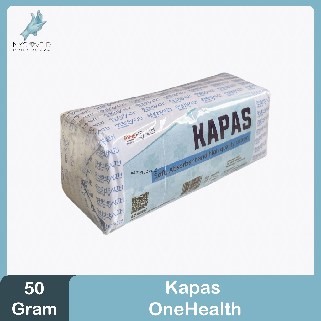 Jual Kapas Luka Pembalut / Absorben 50 gram Onehealth | Shopee Indonesia