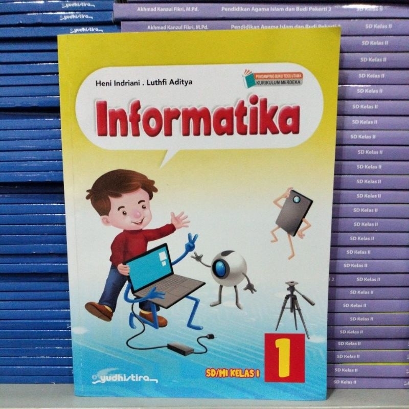 Jual informatika kelas 1 SD penerbit Yudistira kurikulum merdeka ...