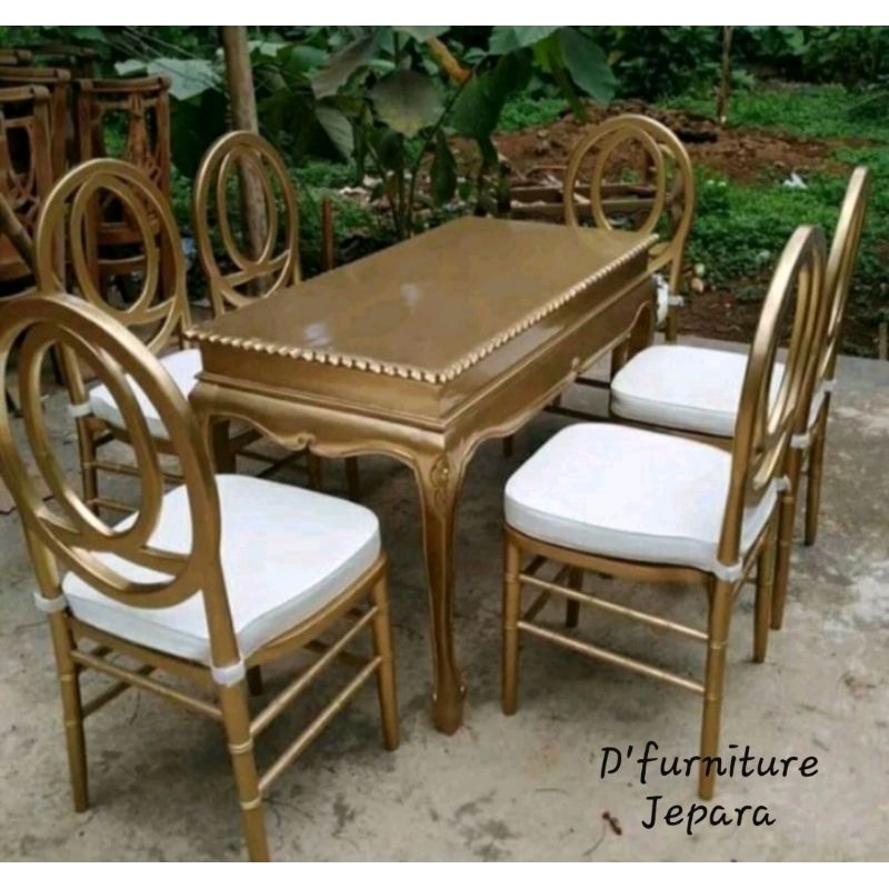 Jual set meja akad olivia, set kursi olivia, set kursi + meja akad ...