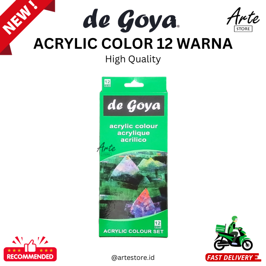 Jual Cat Acrylic de Goya 12 Warna x 12ml | Shopee Indonesia