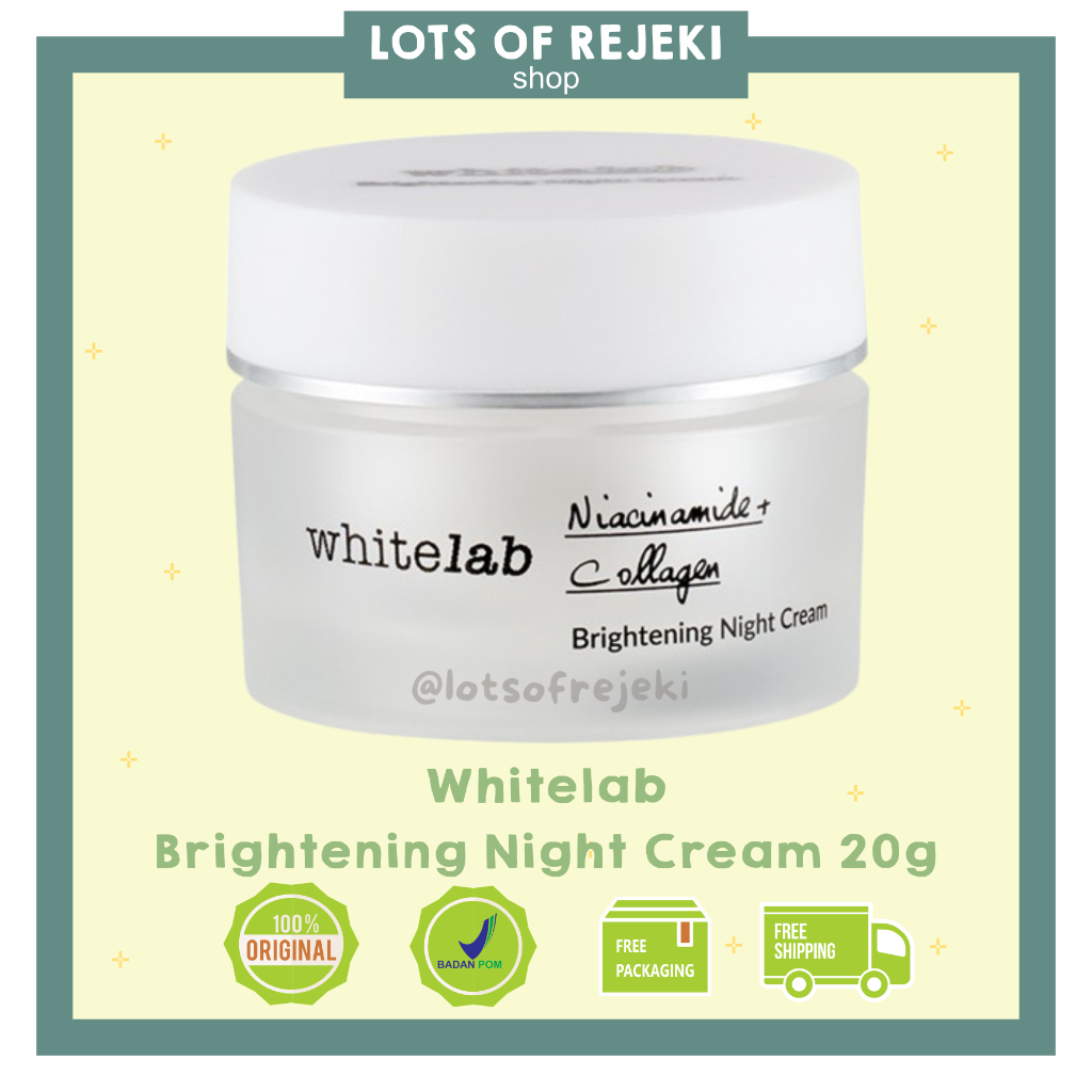 Jual Whitelab Brightening Night Cream 20g | Shopee Indonesia