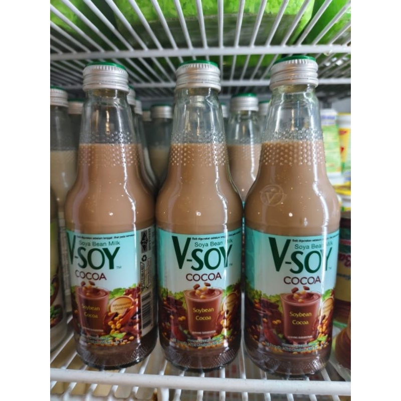 Jual V-Soy Cocoa Soya Bean Milk Botol 300ml | Shopee Indonesia