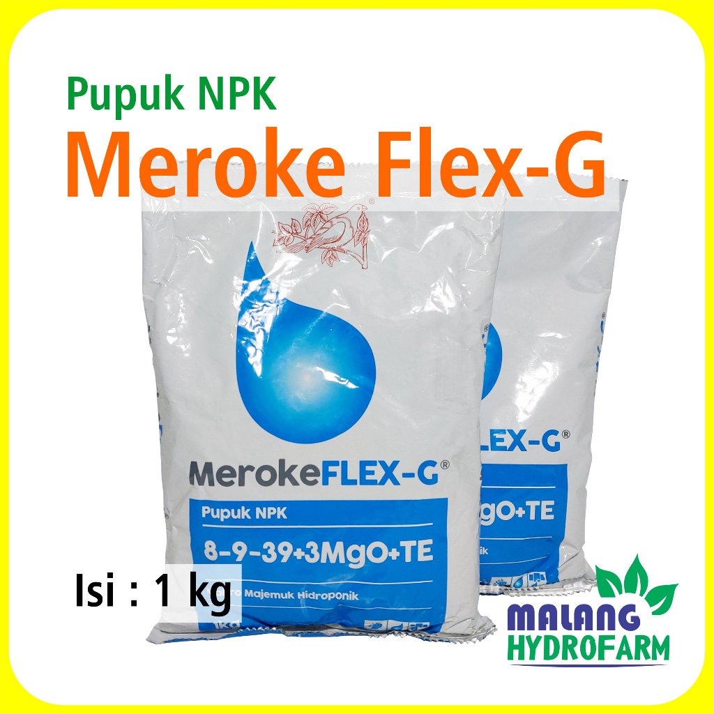 Jual Pupuk NPK Meroke Flex-G 1 kg pupuk mikro lengkap pertumbuhan buah ...