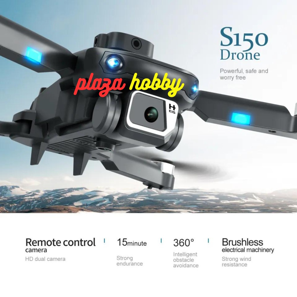 Jual rc drone brushless S150 4K wifi camera sensor anti tabrak optical flow | Shopee Indonesia