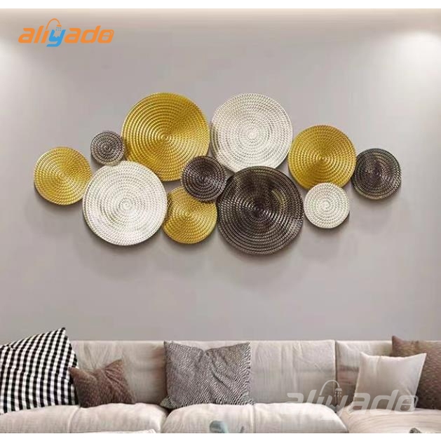 Jual Dinding Dekorasi Skandinavia Mewah 125*55cm Hiasan Dinding Besi ...