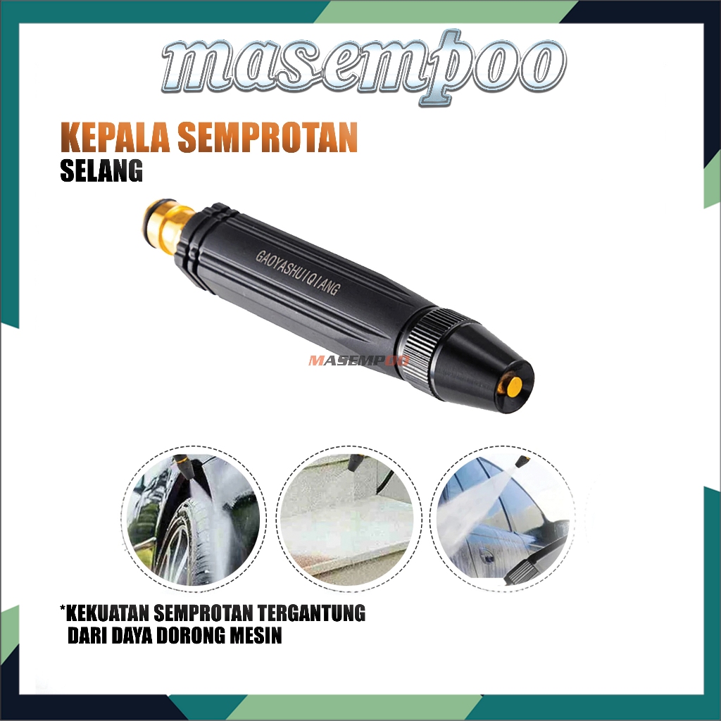 Jual Kepala Semprotan Air Spray Water Stream Hose Nozzle Selang Semprot ...